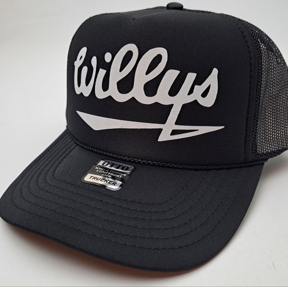 Handmade | Accessories | Jeep Vintage Willys Retro Foam Trucker Mesh ...